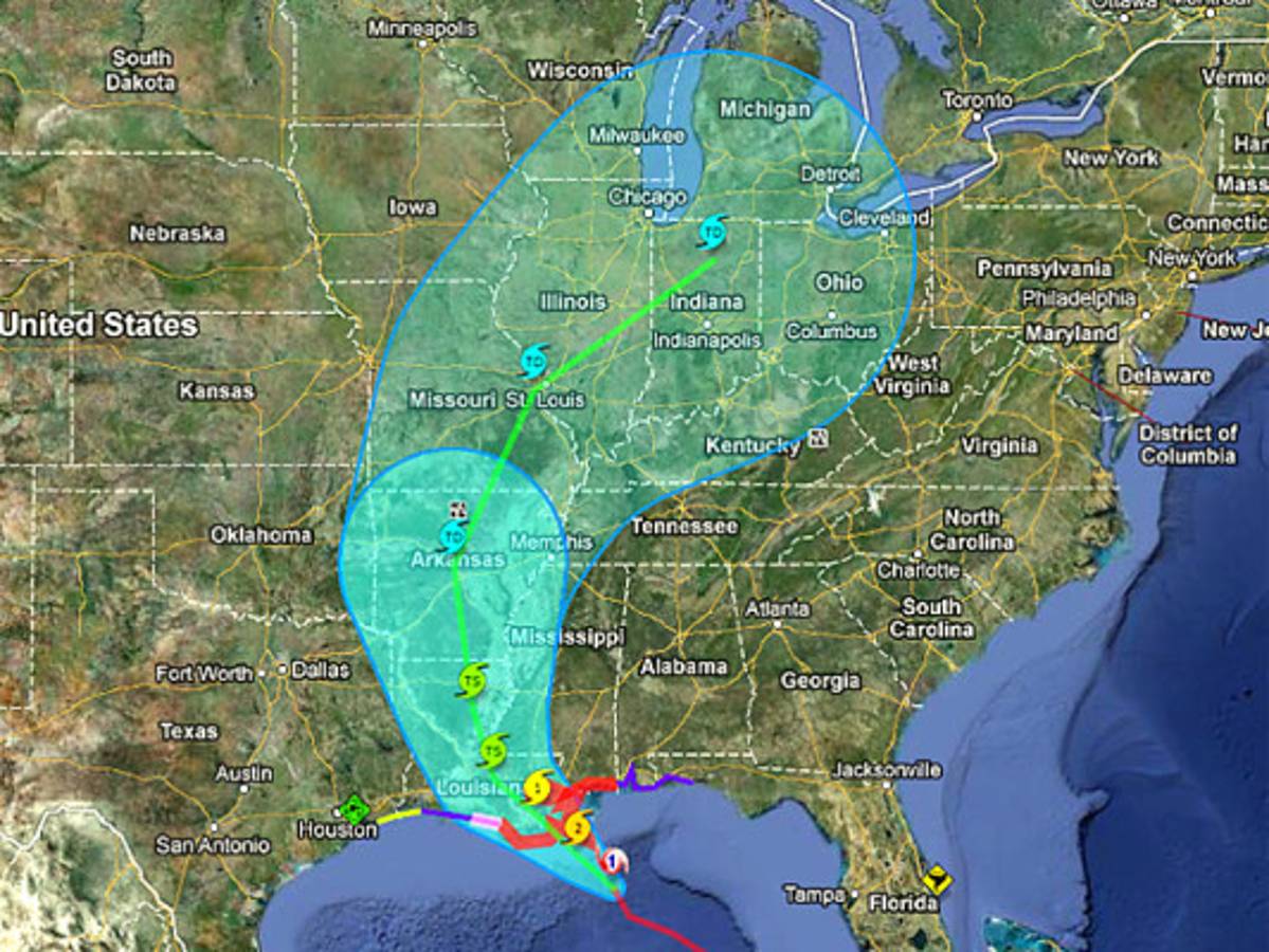 Isaac se convierte en huracÃ¡n y sigue trayectoria a Nueva Orleans
