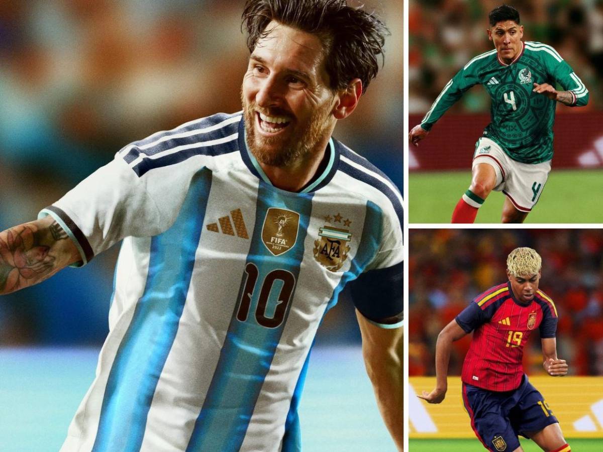 Así son las nuevas camisetas de selecciones para el Mundial 2026