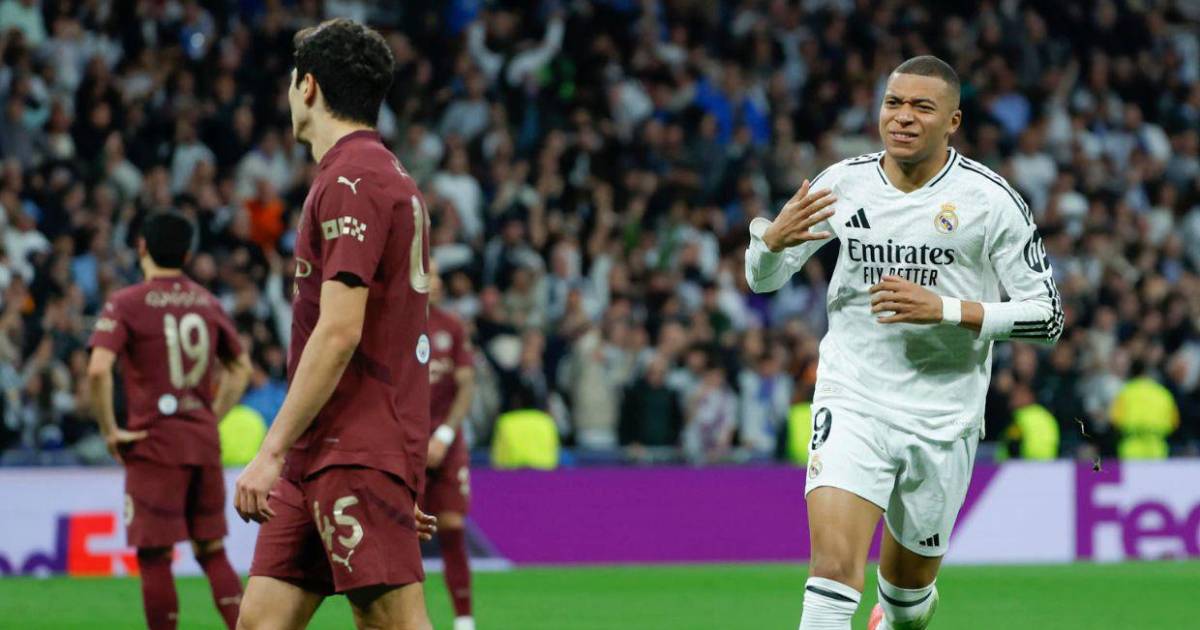 Kylian Mbappé reacciona al hat-trick ante Manchester City