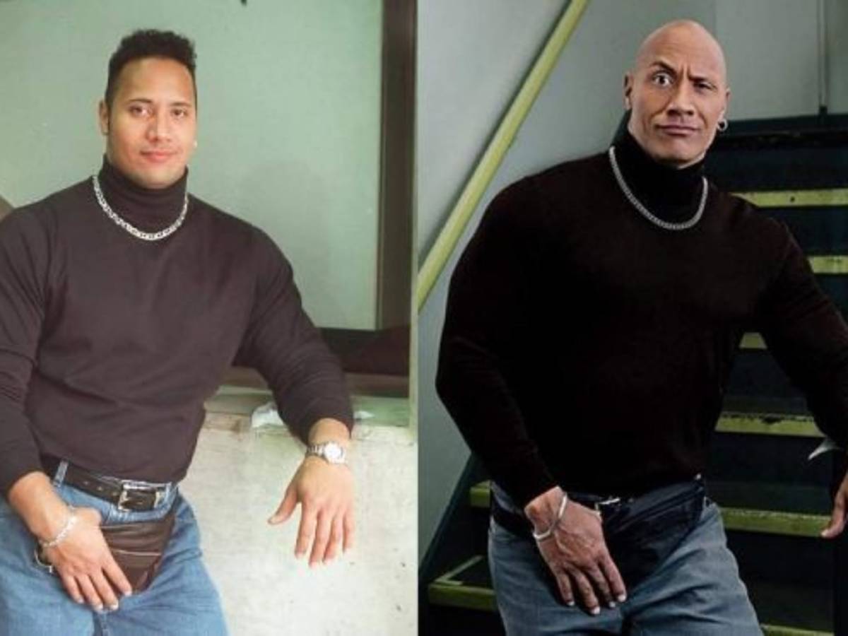 La Roca revive foto tomada hace 21 años y explica qué hay detrás de ella