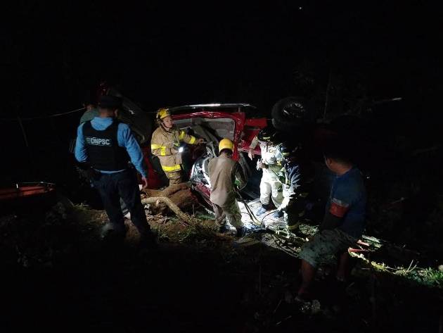 La última llamada de víctimas del accidente en carretera a Olancho