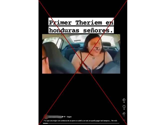 Video viral de “therian” en taxi no ocurrió en Honduras