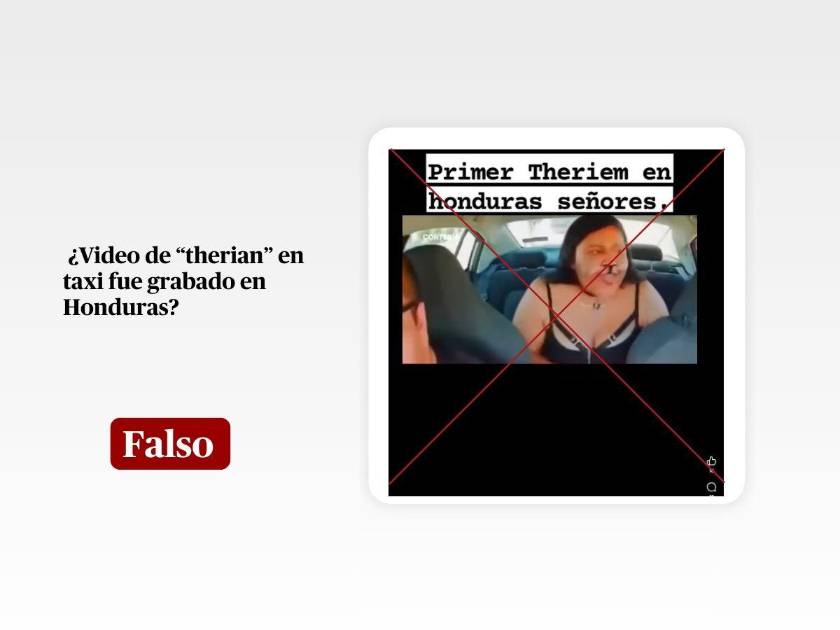 Video viral de “therian” en taxi no ocurrió en Honduras
